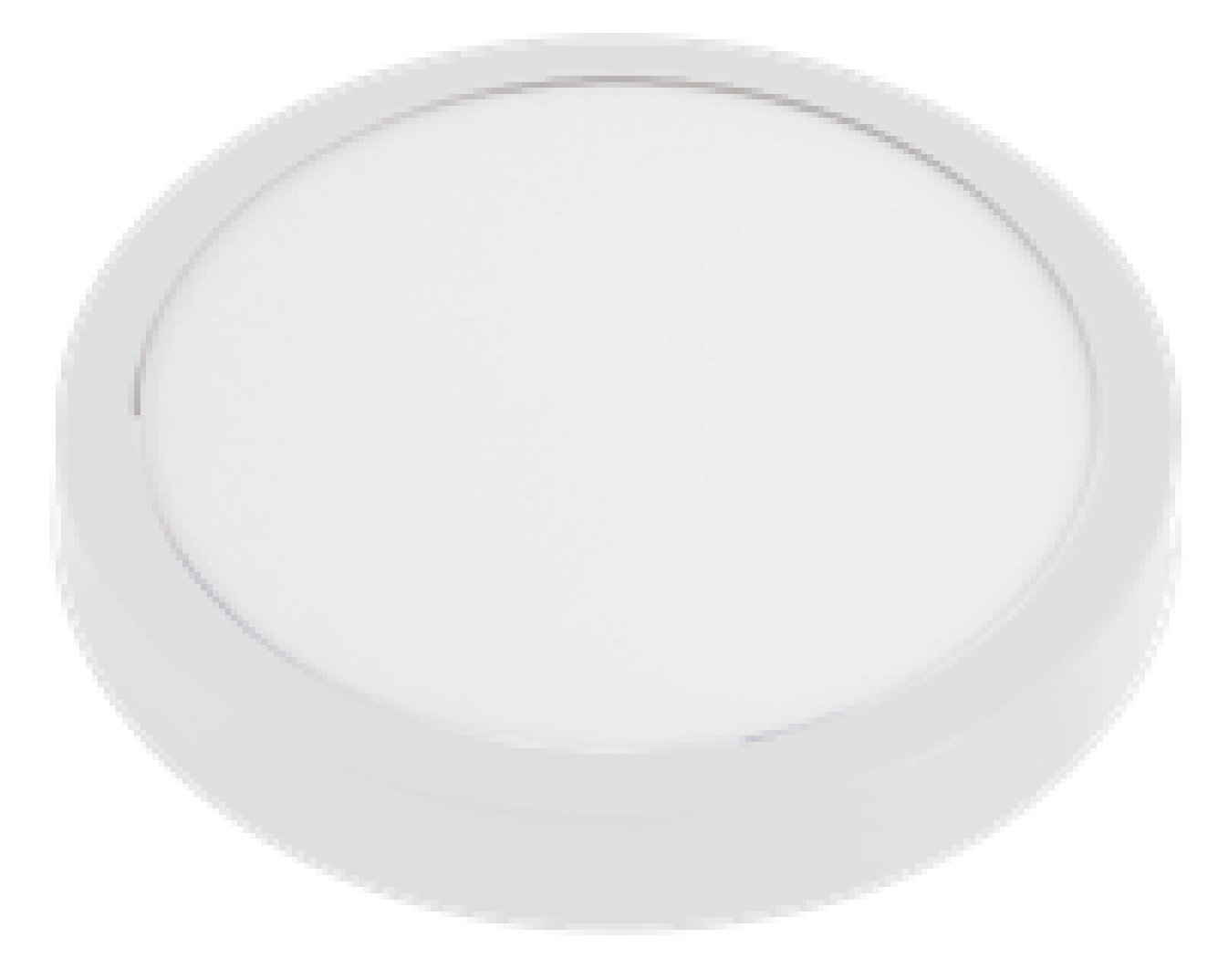 Luminario panel circular tipo Downlight sobreponer LED 12W luz fría 6